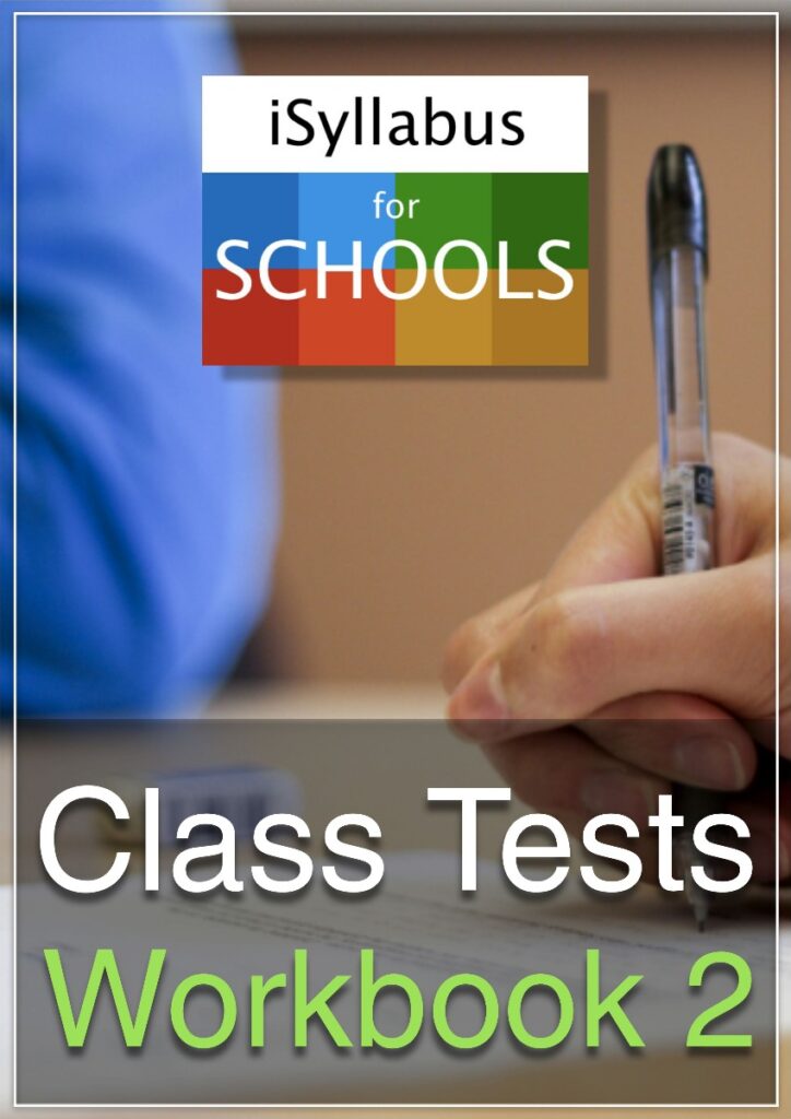 Class Tests for Workbook 2